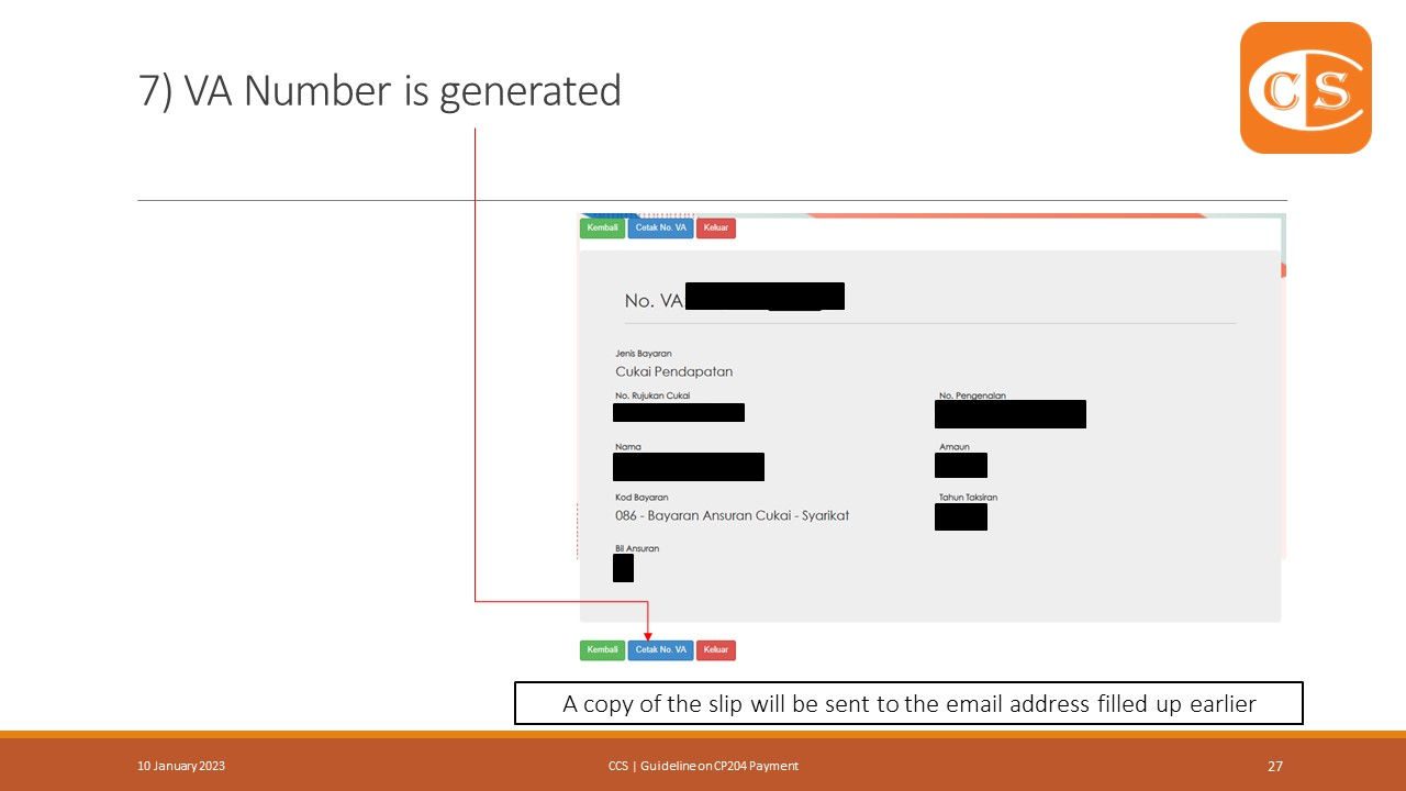 Guideline on CP204 Payment – CCS