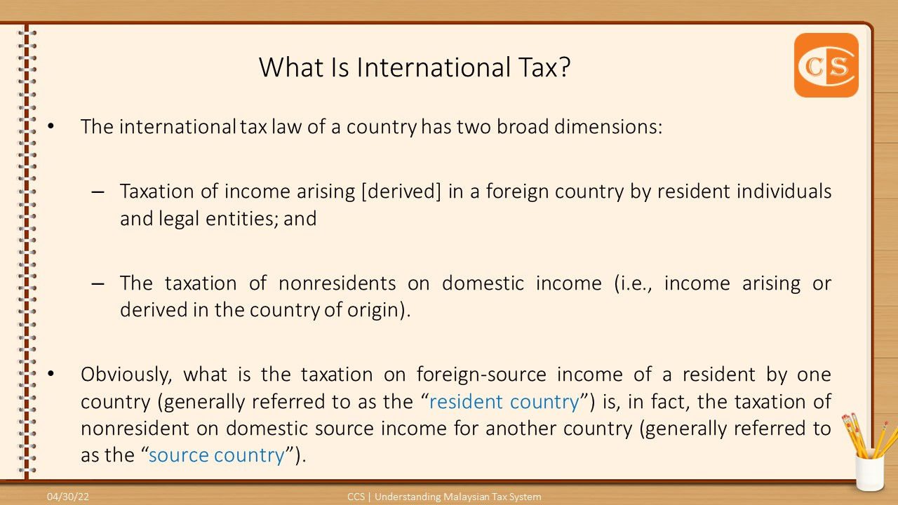 1: What Is International Tax? – CCS