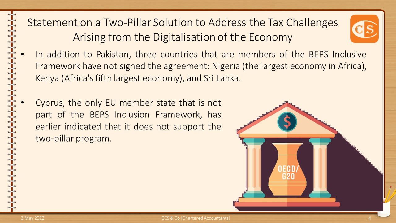 Statement on a Two-Pillar Solution to Address the Tax Challenges ...
