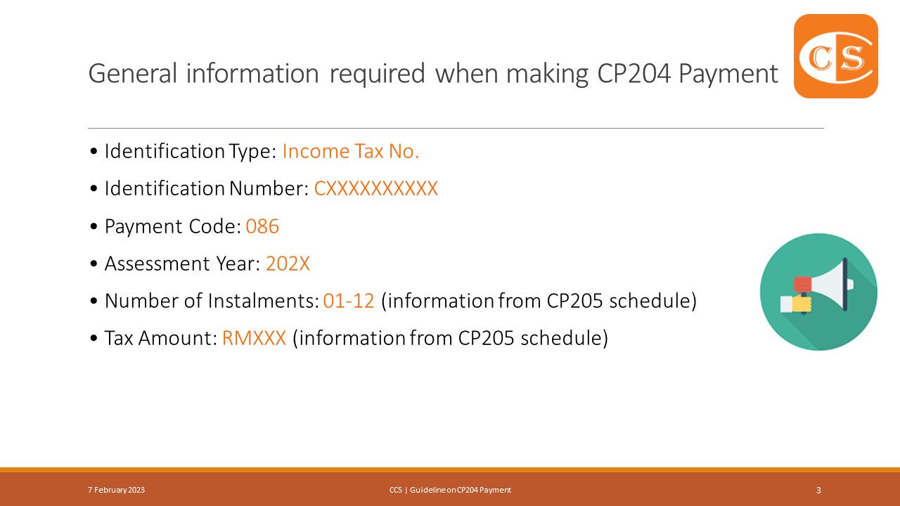 Guideline on CP204 Payment [Updated on 7-2-2023] – CCS